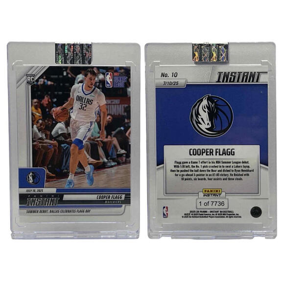 Toys | 22526 Panini Instant 10 Nba Summer League Debut Cooper Flagg ...